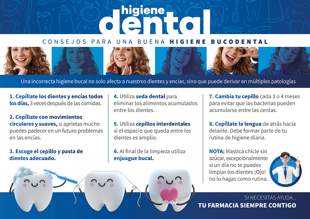 Claves para una correcta higiene bucodental
